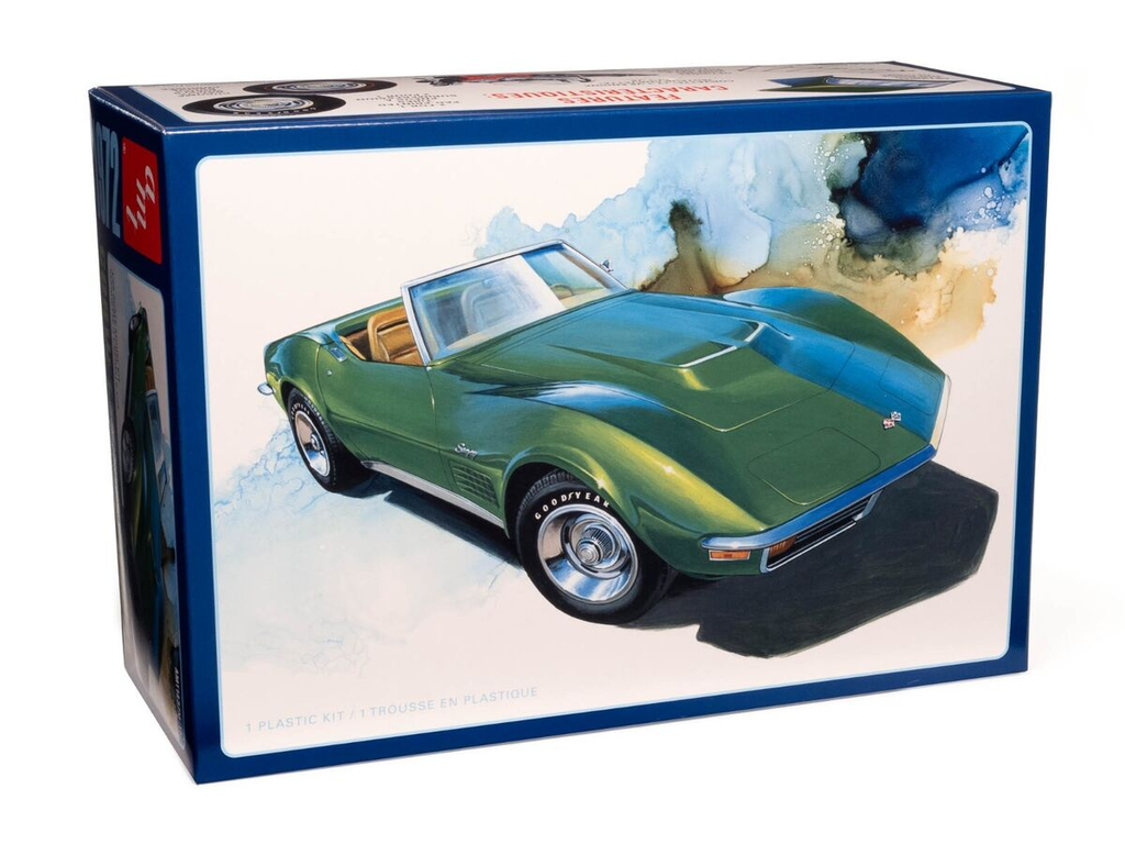 AMT : Chevrolet Corvette Convertible 1972 | Hobby2000 Modélisme